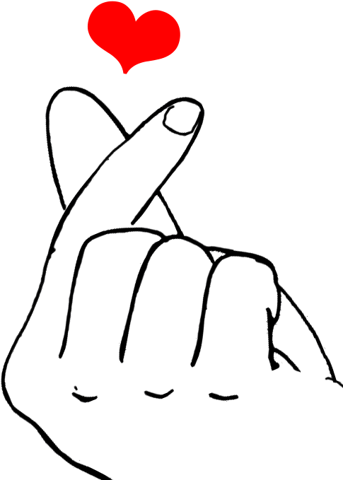 Download Finger Heart - Heart Shape With Fingers - ClipartKey