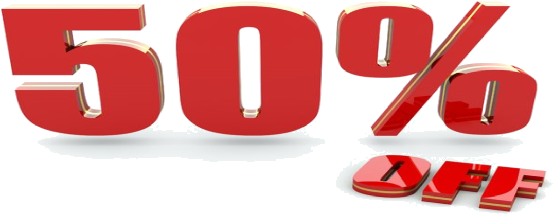 Download 50 Off Png - 50 Percent Off Transparent - ClipartKey