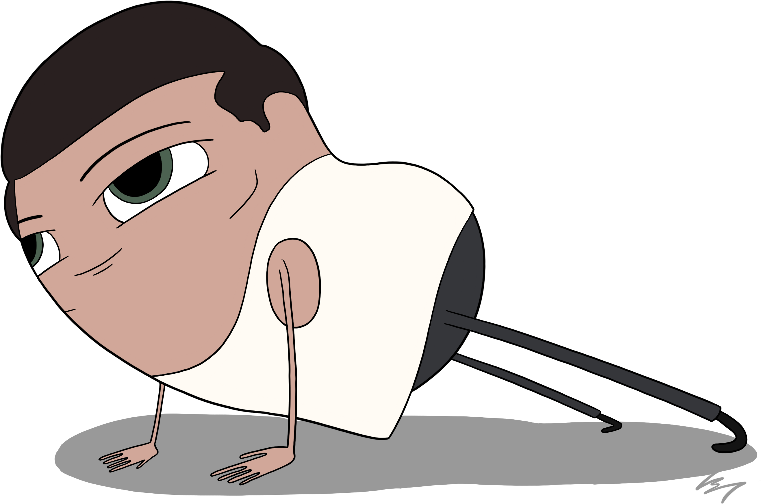 Download Burpees Cartoon Png - ClipartKey