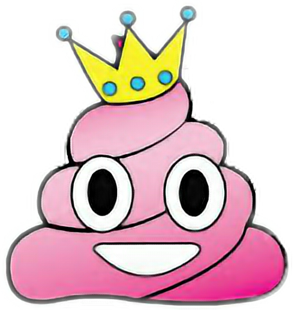Download Pink Poop Emoji Clipart - Emoji Poop With Crown - ClipartKey