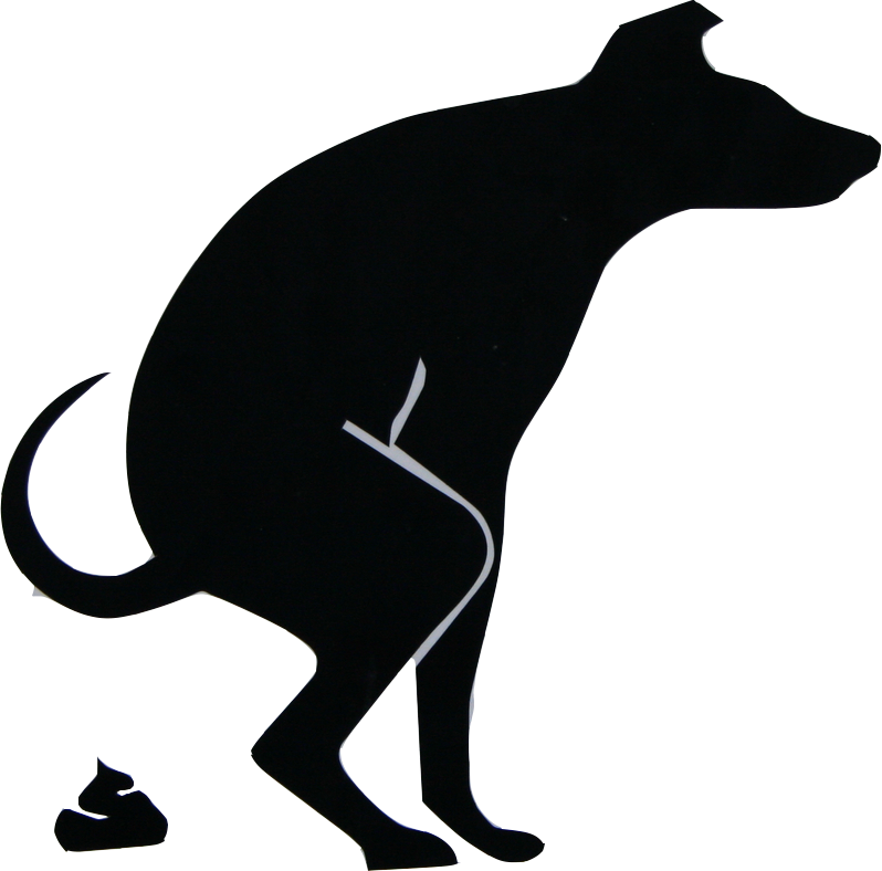 Download Dog Pooping Png - Silhouette Of Dog Pooping - ClipartKey