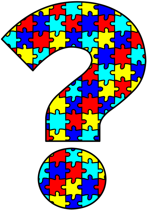 Download Autism Question Mark - Simbolo Do Autismo Png - ClipartKey