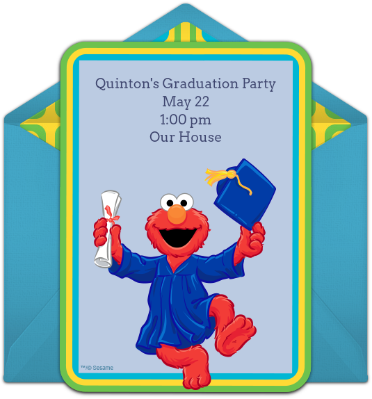 Download Elmo Graduation - ClipartKey