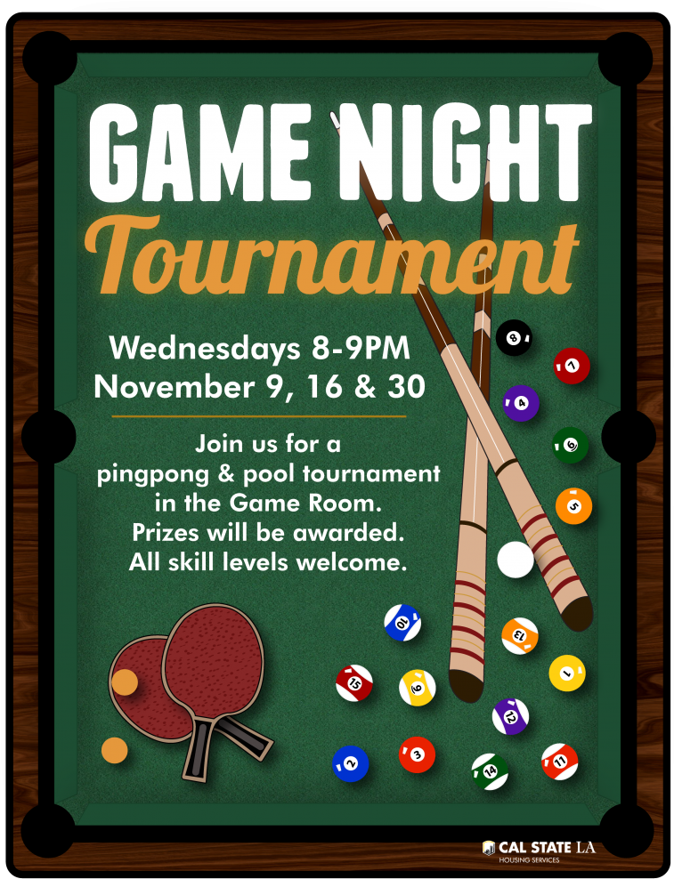 Download Clip Art Pingpong Pool Tournament Cal - ClipartKey