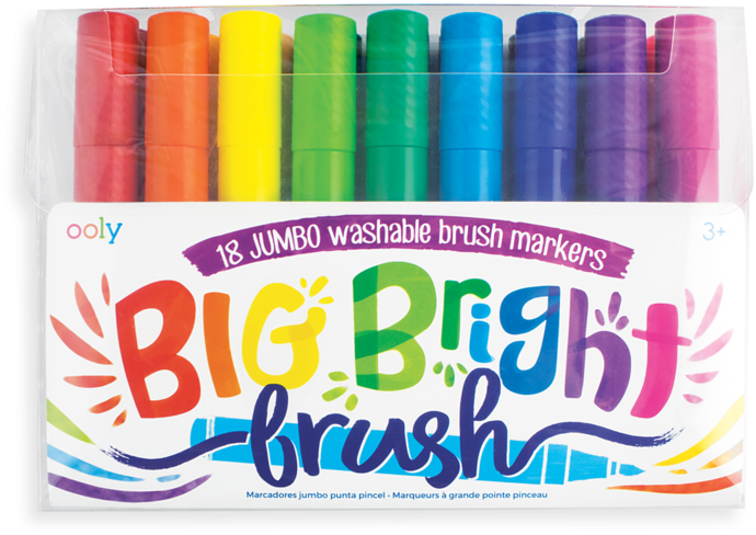 Download Clip Art Big Bright Markers Set - Big Markers Set - ClipartKey