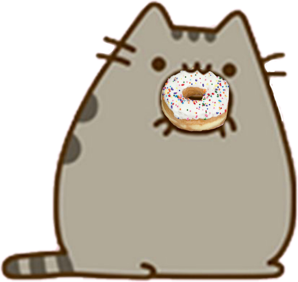 Download Pusheen Cat Clipart Face - Kawaii Pusheen - ClipartKey