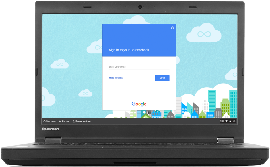 Download Computer Clip Chromebook - Chrome Os Cloudready - ClipartKey