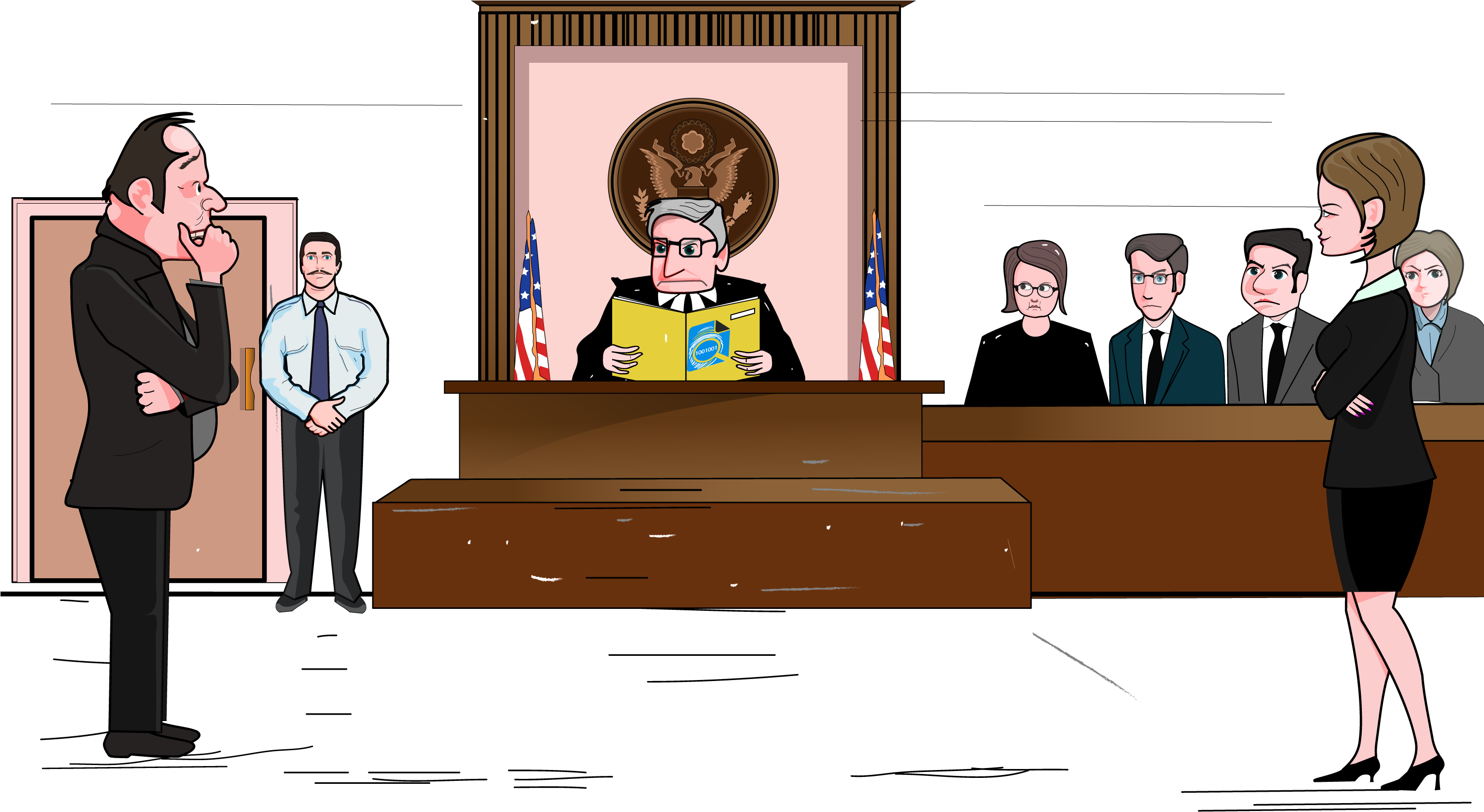 Download Clip Art Cartoon Courtroom - Animated Picture Of Courtroom ...