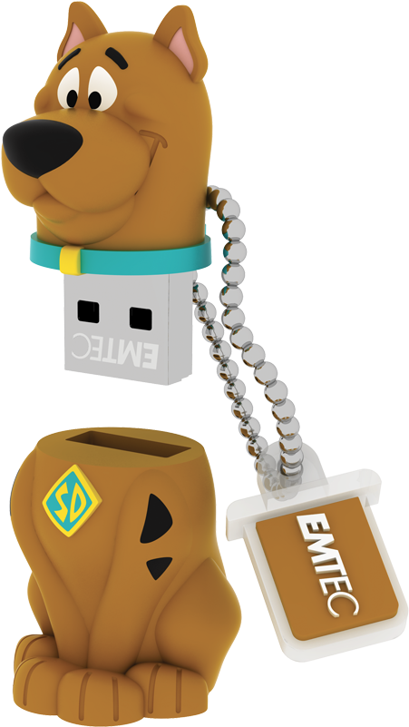 Download Scooby Doo 3/4 Open - Clé Usb Scooby Doo - ClipartKey