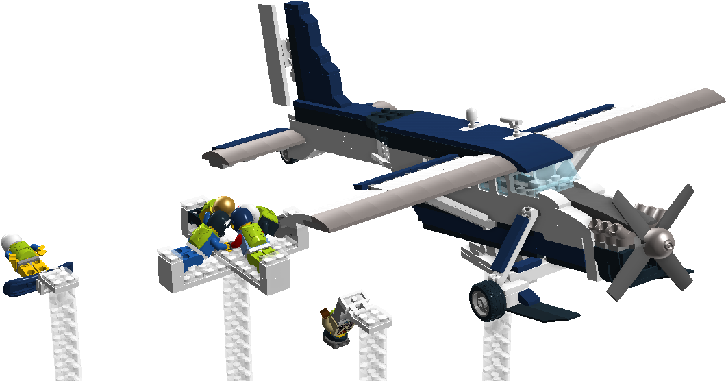 Download Skydiving Plane Png - Lego Plane Skydiving - ClipartKey