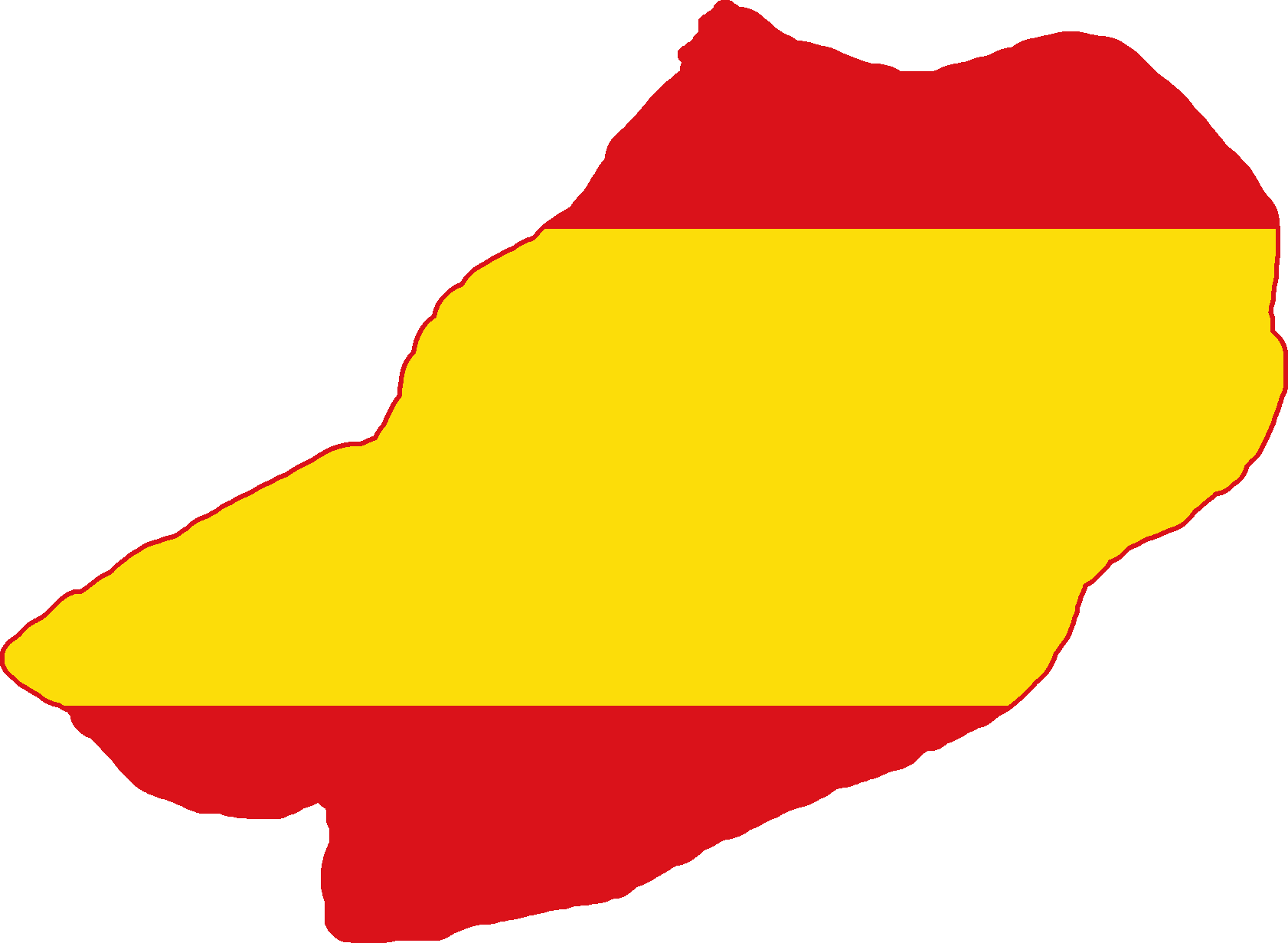 Download Spain Clipart Map - Flag Of Spanish Ifni - ClipartKey