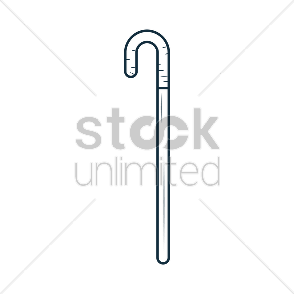 Download Transparent Walk Clipart Black And White - Walking Cane ...