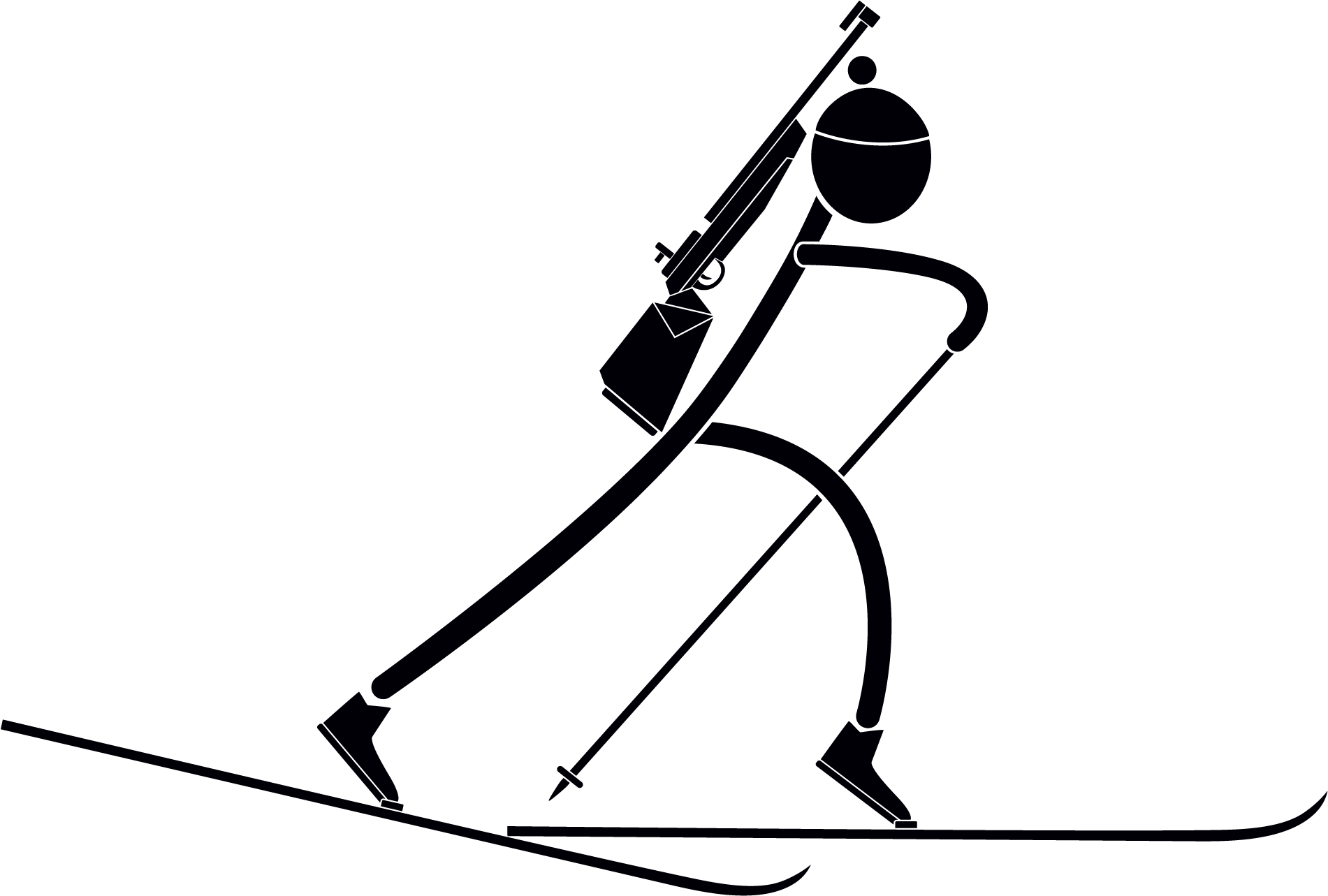 Download Clipart Biathlon - ClipartKey