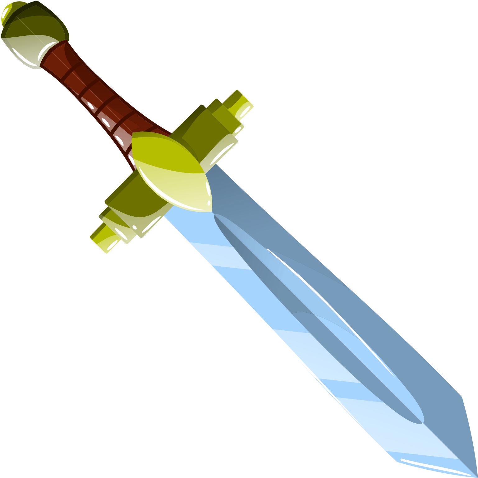 Download Transparent Sword Cross Png - Game Sword Png - ClipartKey