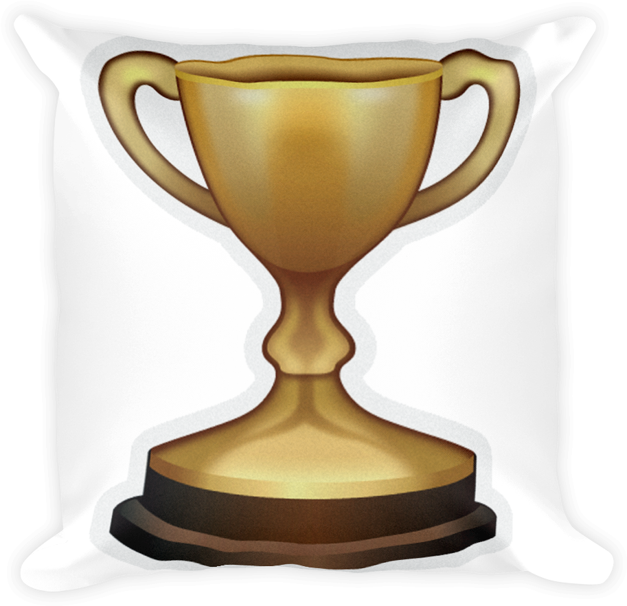 Download Transparent Trophy Png Transparent - Emoji Trophy - ClipartKey