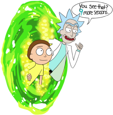 Download Green,cartoon,clip Character - Rick And Morty Png - ClipartKey