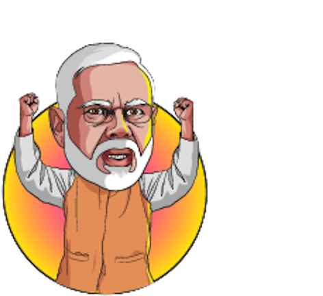 Download Modi Cartoon Png - Narendra Modi Cartoon Png - ClipartKey