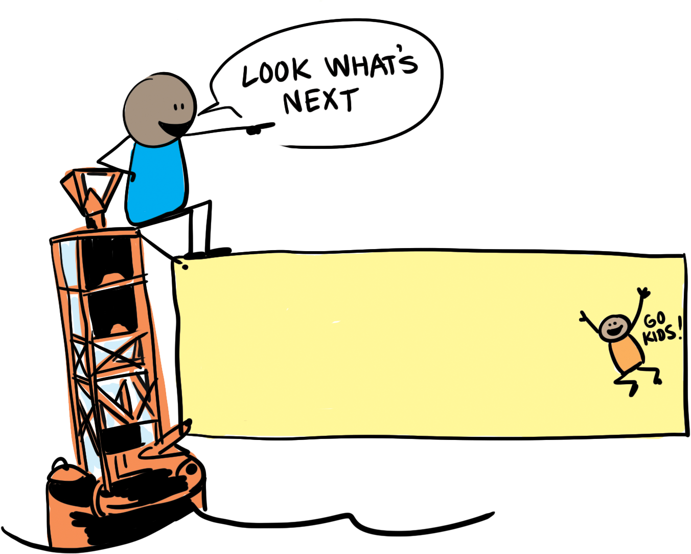 Download Markers Clipart Broad - Cartoon - ClipartKey