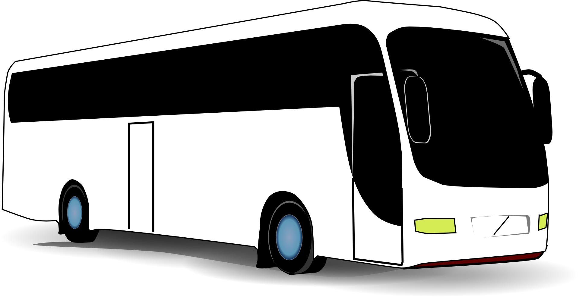 Download Transparent Charter Bus Png - Coach Bus Clip Art - ClipartKey