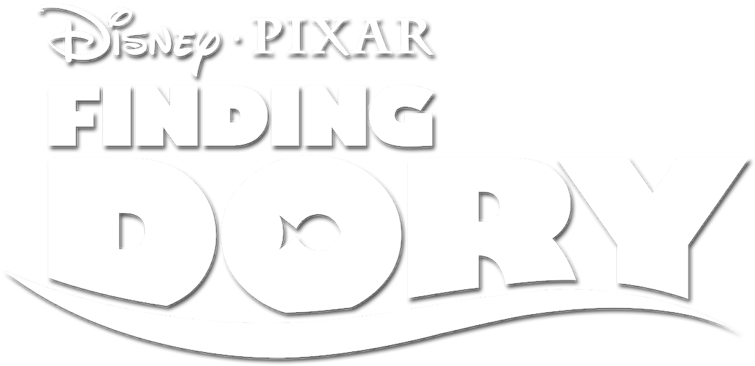 Download White Finding Dory Logo - ClipartKey