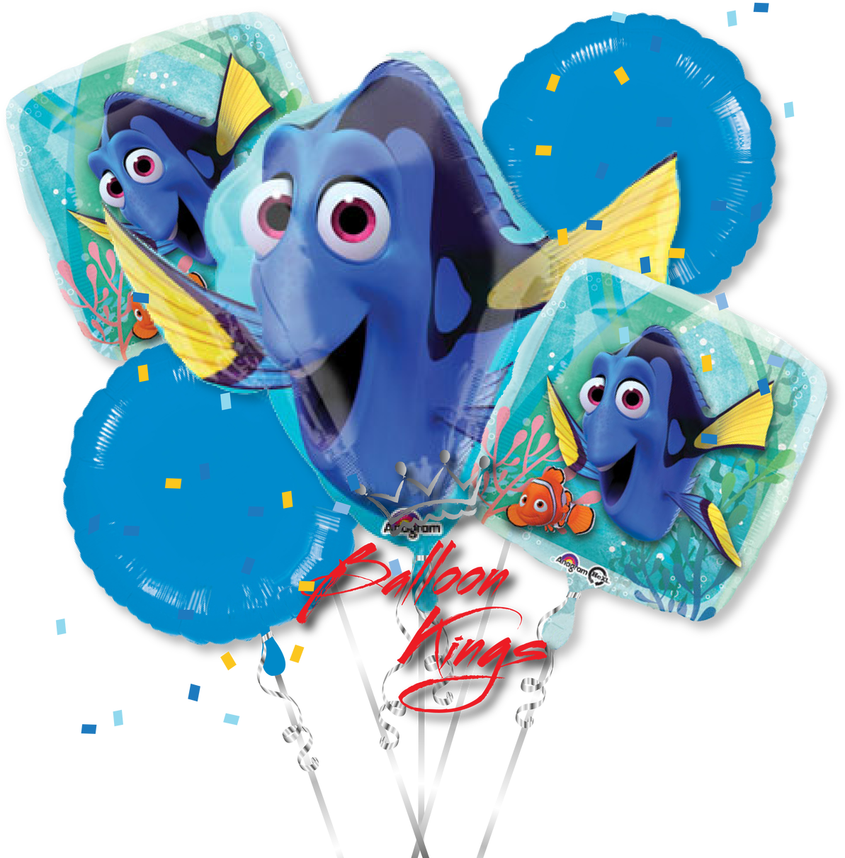 Download Transparent Finding Nemo Characters Png - Balloon - ClipartKey