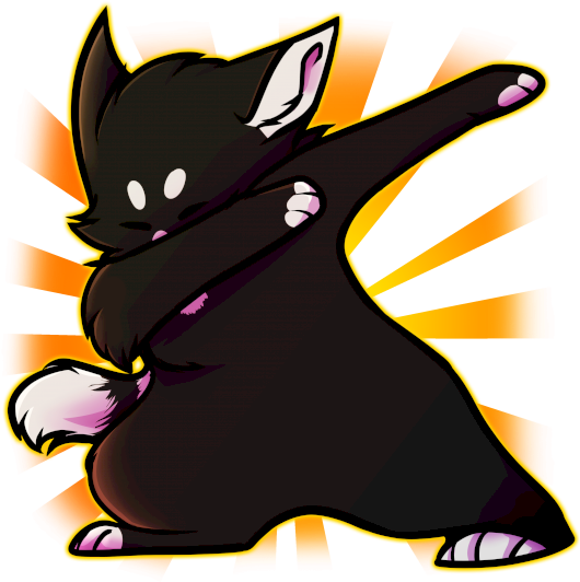 Download Kitty Dab T-shirt - Cartoon - ClipartKey