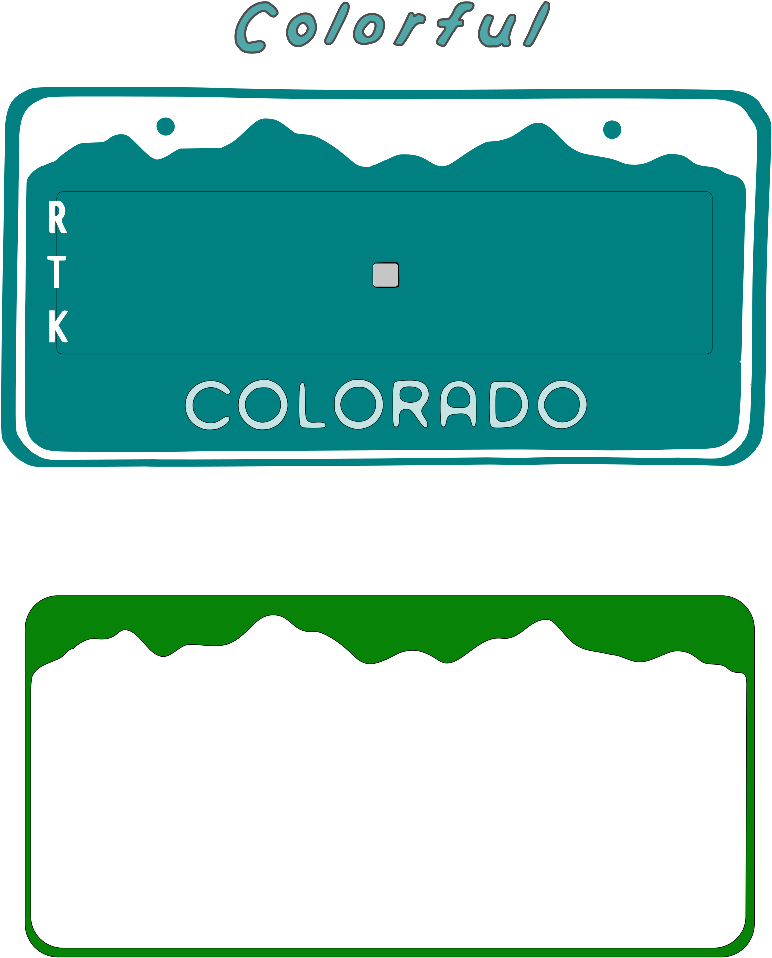 Download Text,line,green - Colorado License Plate Svg - ClipartKey