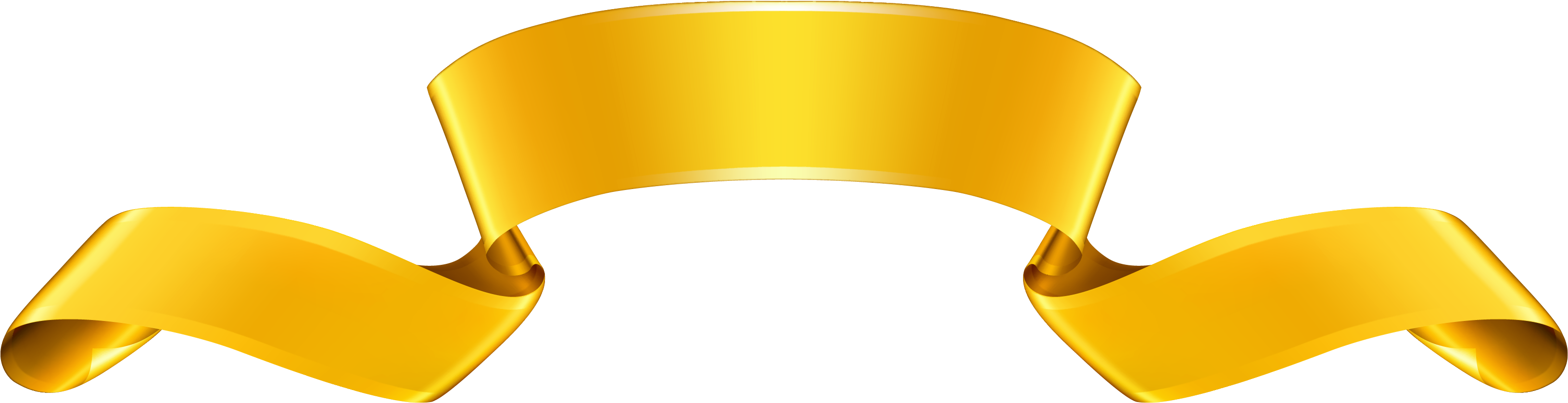 Download Yellow Ribbon Clipart Yellow Ribbon Award Clipart Csp - Gold ...