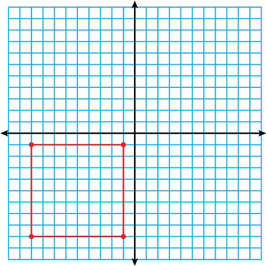Download Math Clip Art Square In Q3 - Coordinate Plane 1 7 - ClipartKey