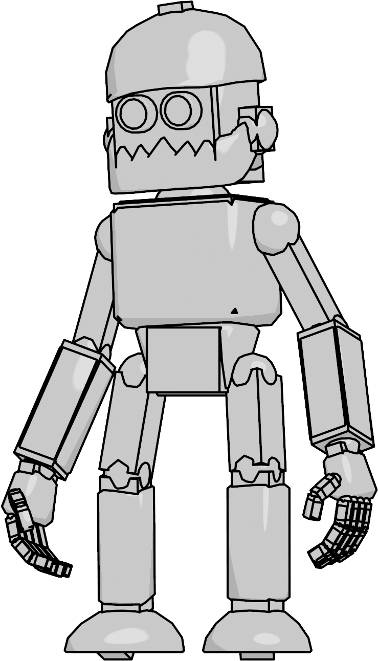 Download Old Robot Clipart Png - Broken Robot Png - ClipartKey