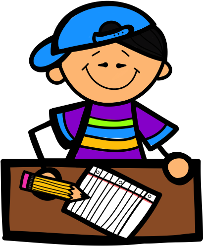 Download Kids Writing Clip - Write A Letter Clip Art - ClipartKey