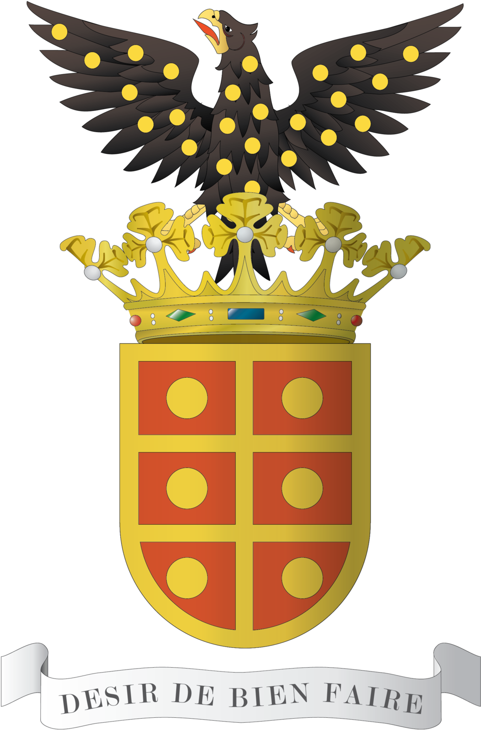 Download Marquess Of Lavradio - Coat Of Arms Of Almeida Family - ClipartKey