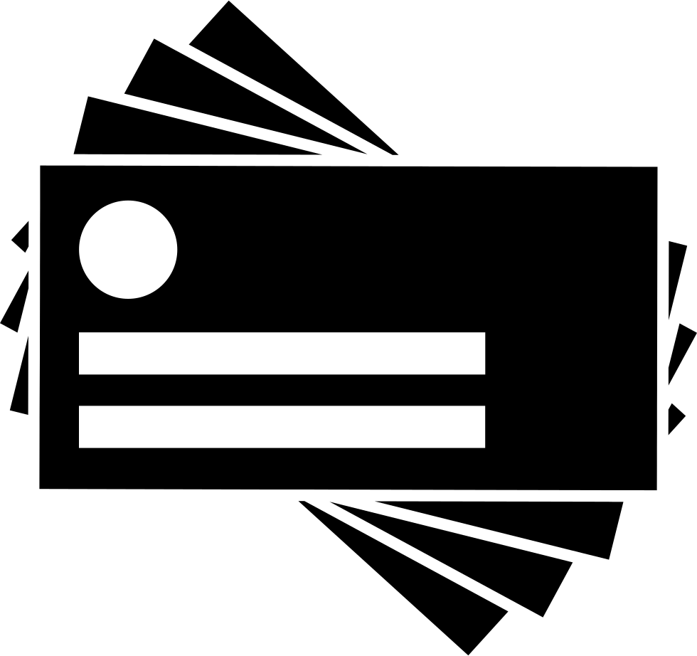 Download Transparent Report Card Clipart - Business Cards Icon Png ...