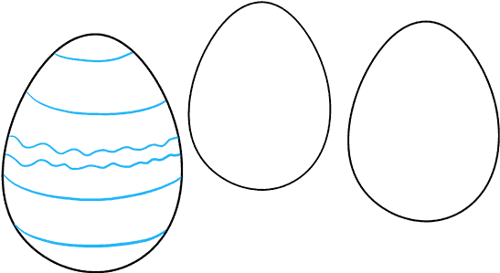 Download Clip Art How To Draw Eggs - Draw Eggs - ClipartKey