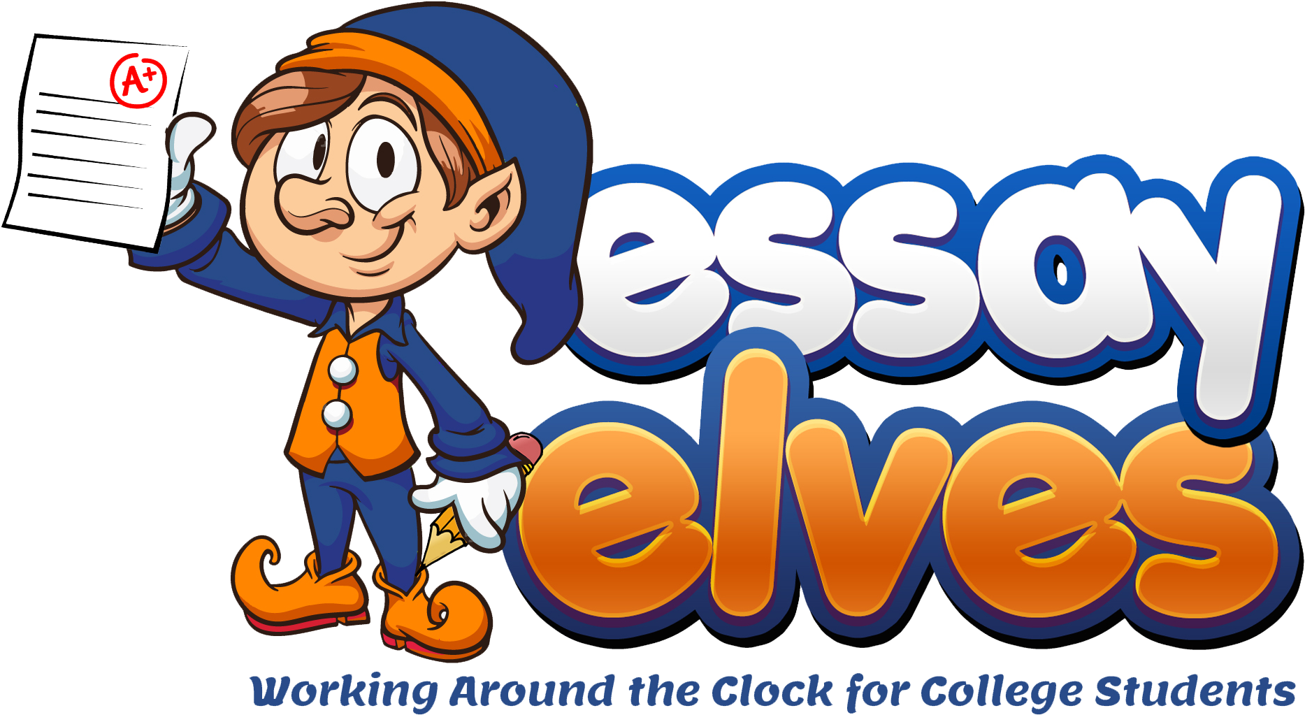 Download Elves Clipart Writing - Cartoon - ClipartKey