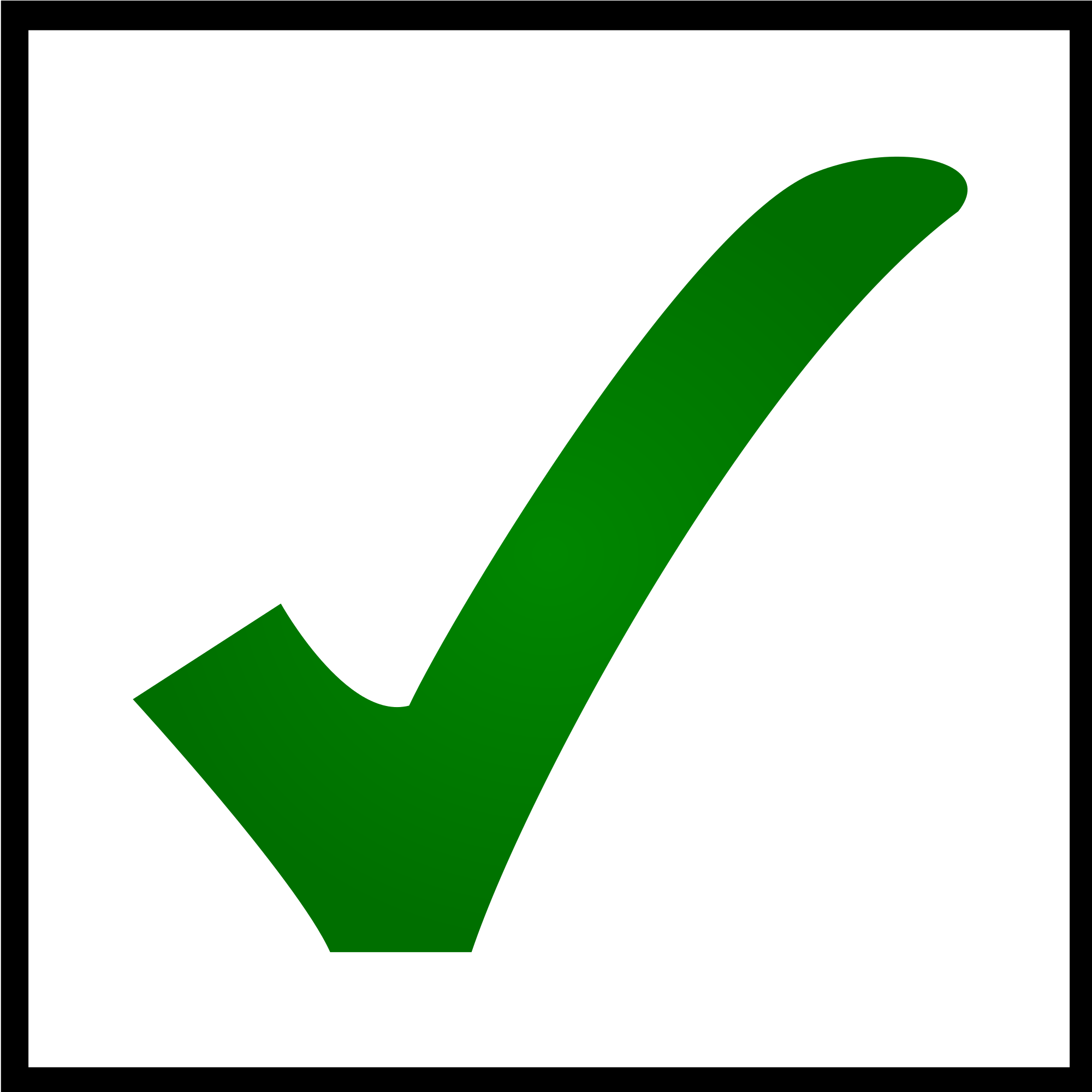 Download Yes Check Black Border - Check Clipart Creative Commons ...