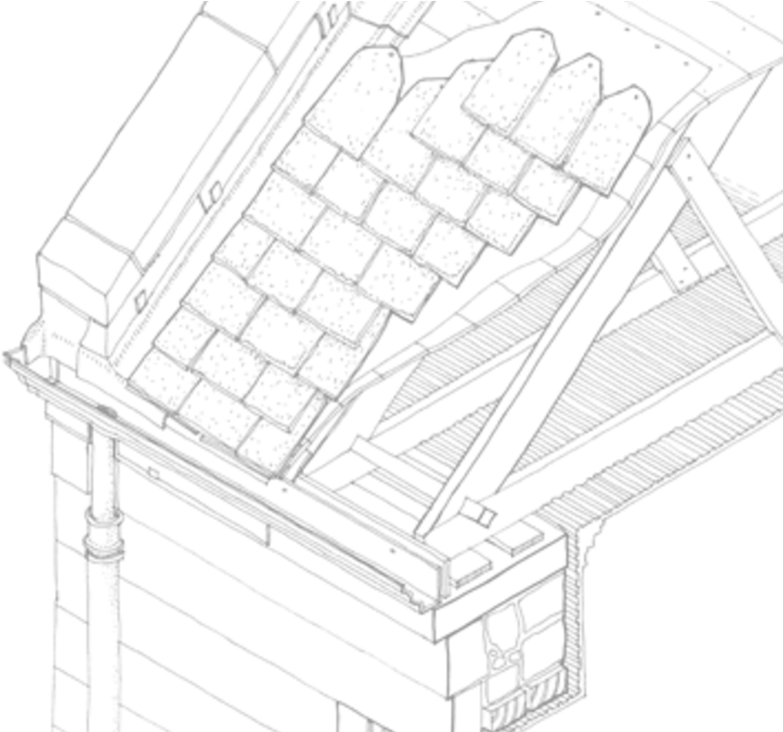 Download Transparent Roof Png - Scottish Slate Roof Details - ClipartKey