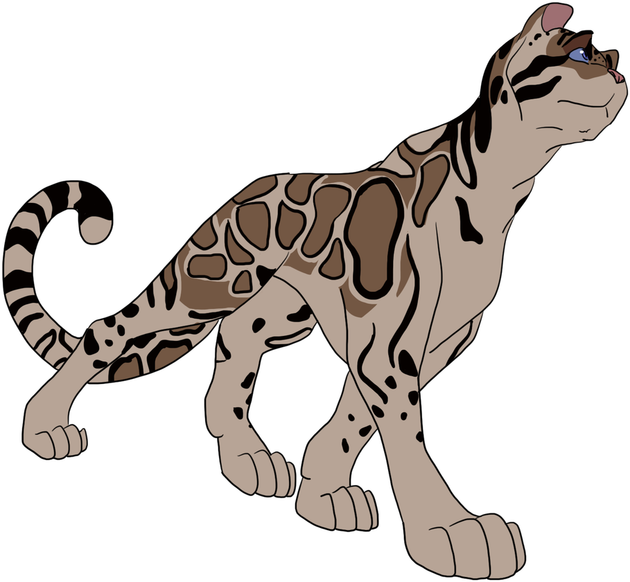Download Day Clouded Leopard - Clouded Leopard Clip Art - ClipartKey