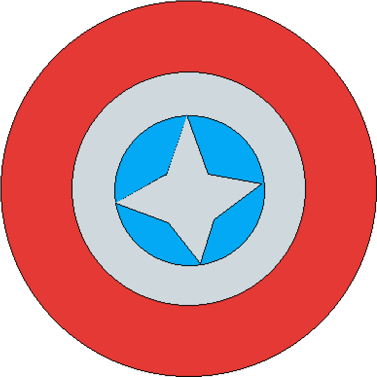 Download Captain America Shield - Circle - ClipartKey