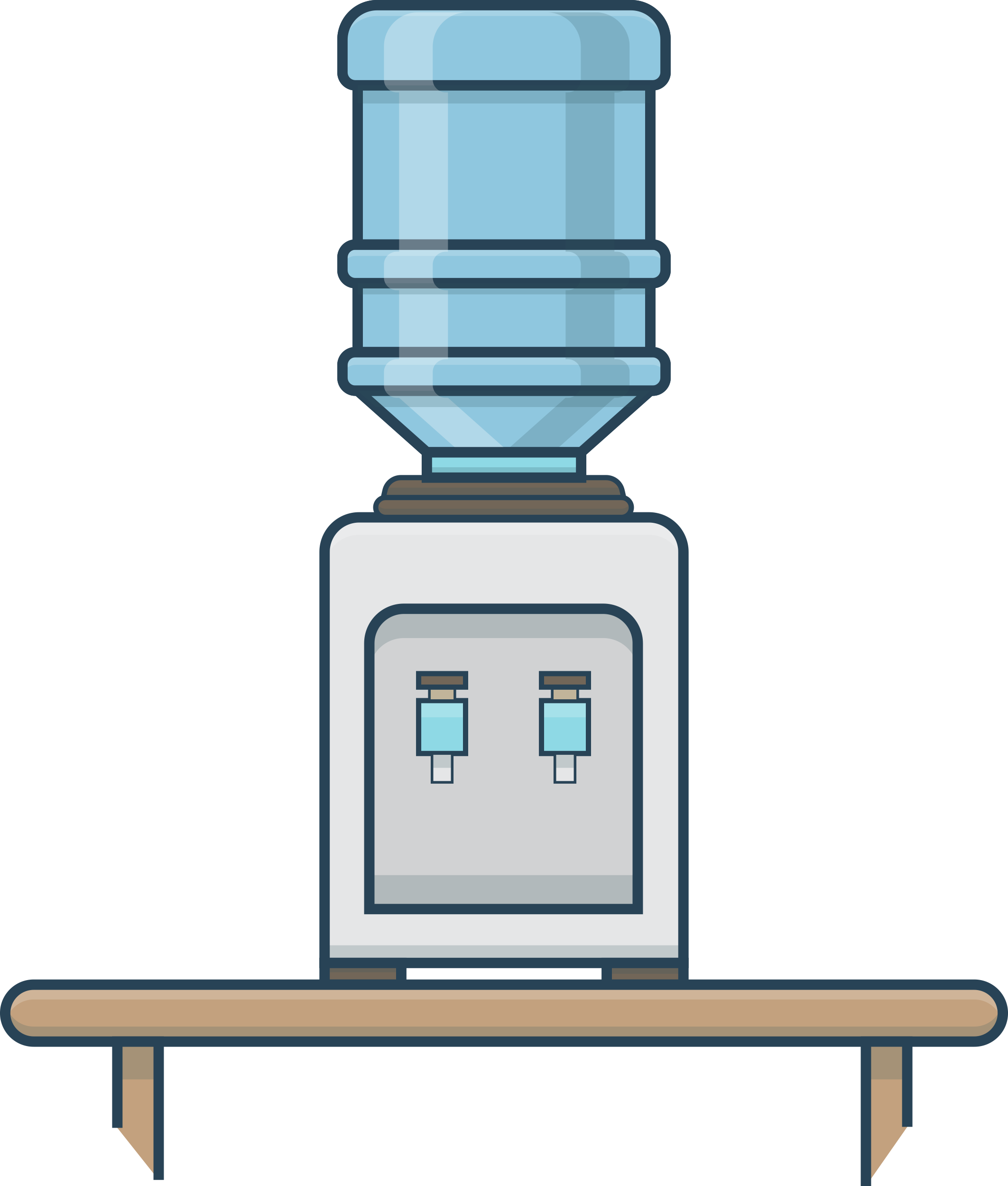 Download Water Dispenser Clip Art - ClipartKey