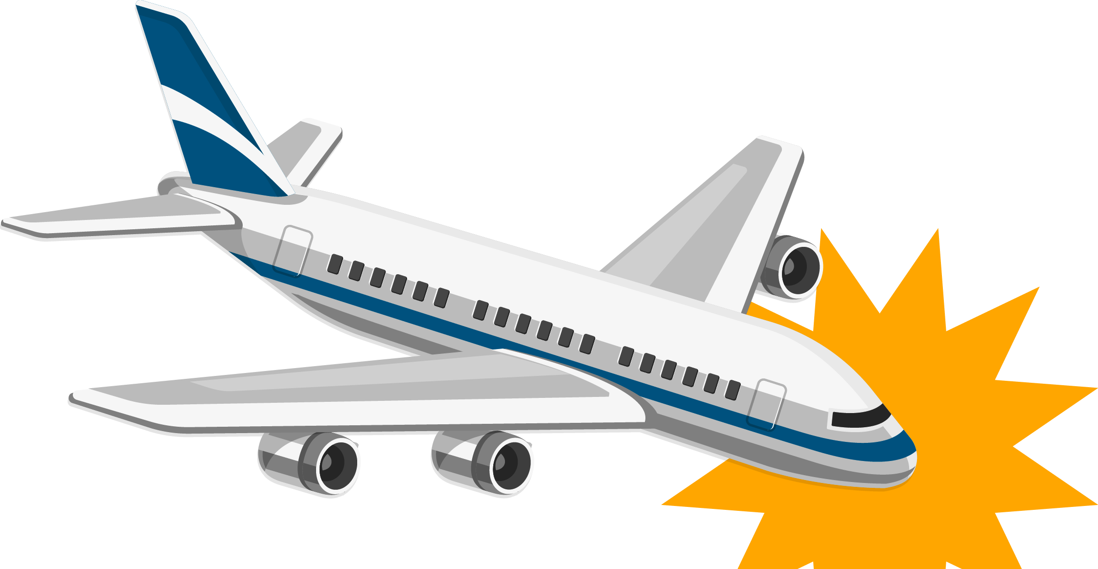 Download Clip Art Cartoon Plane Crashing - Plane Crash Transparent ...