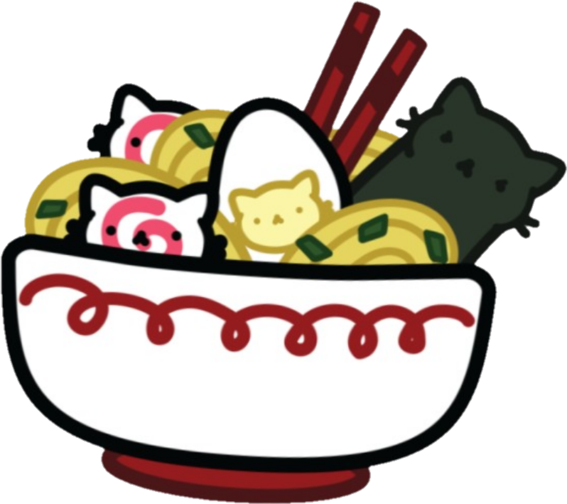 Download Neko Ramen Yum Cute - Ramen Cute Png - ClipartKey