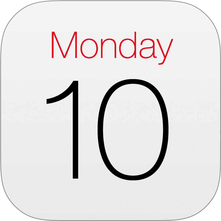 Download Calendar Icons Ios - Calendar App Icon Png - ClipartKey
