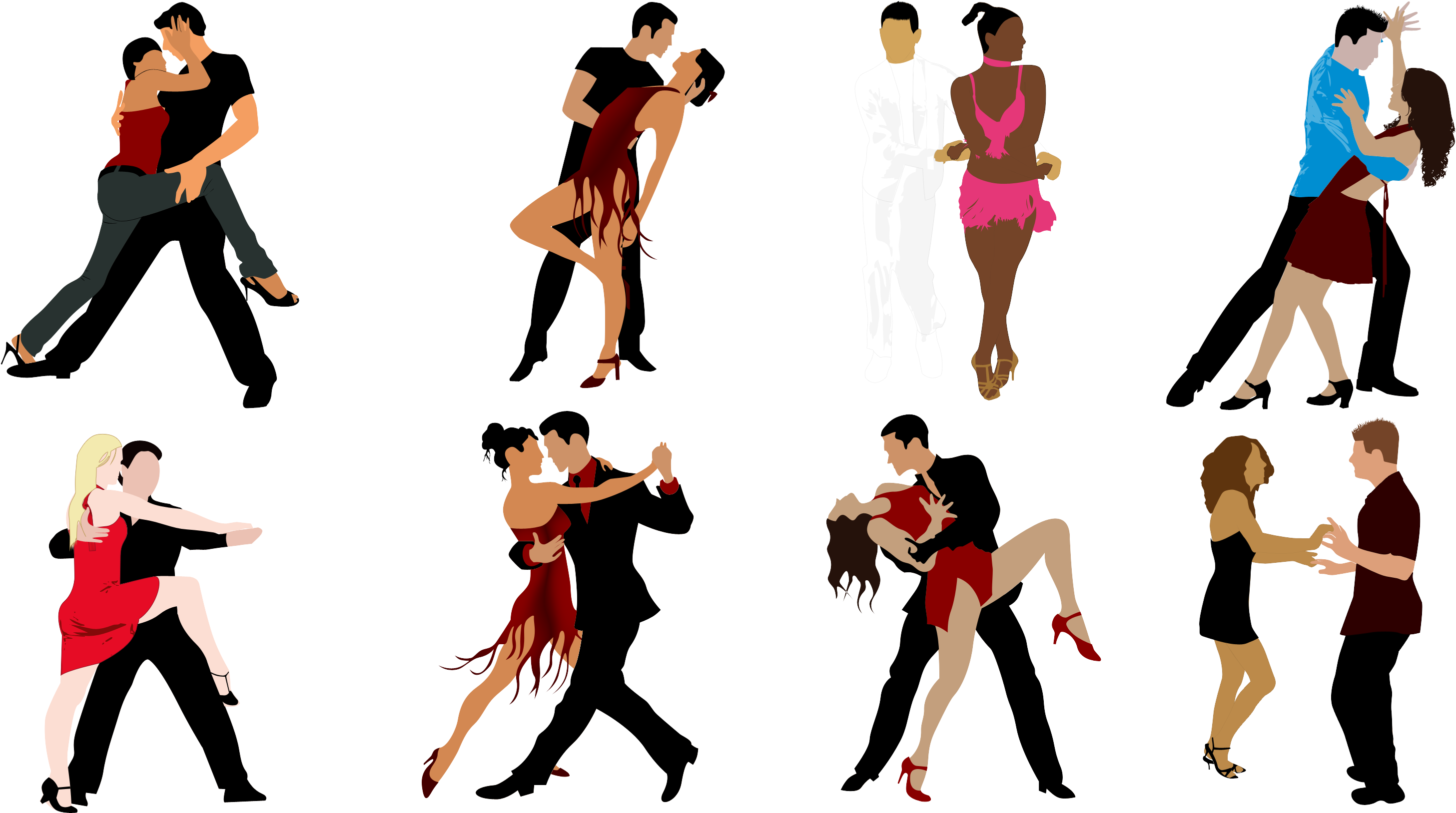Download Salsa Dance Clipart , Png Download - Salsa Latin American ...