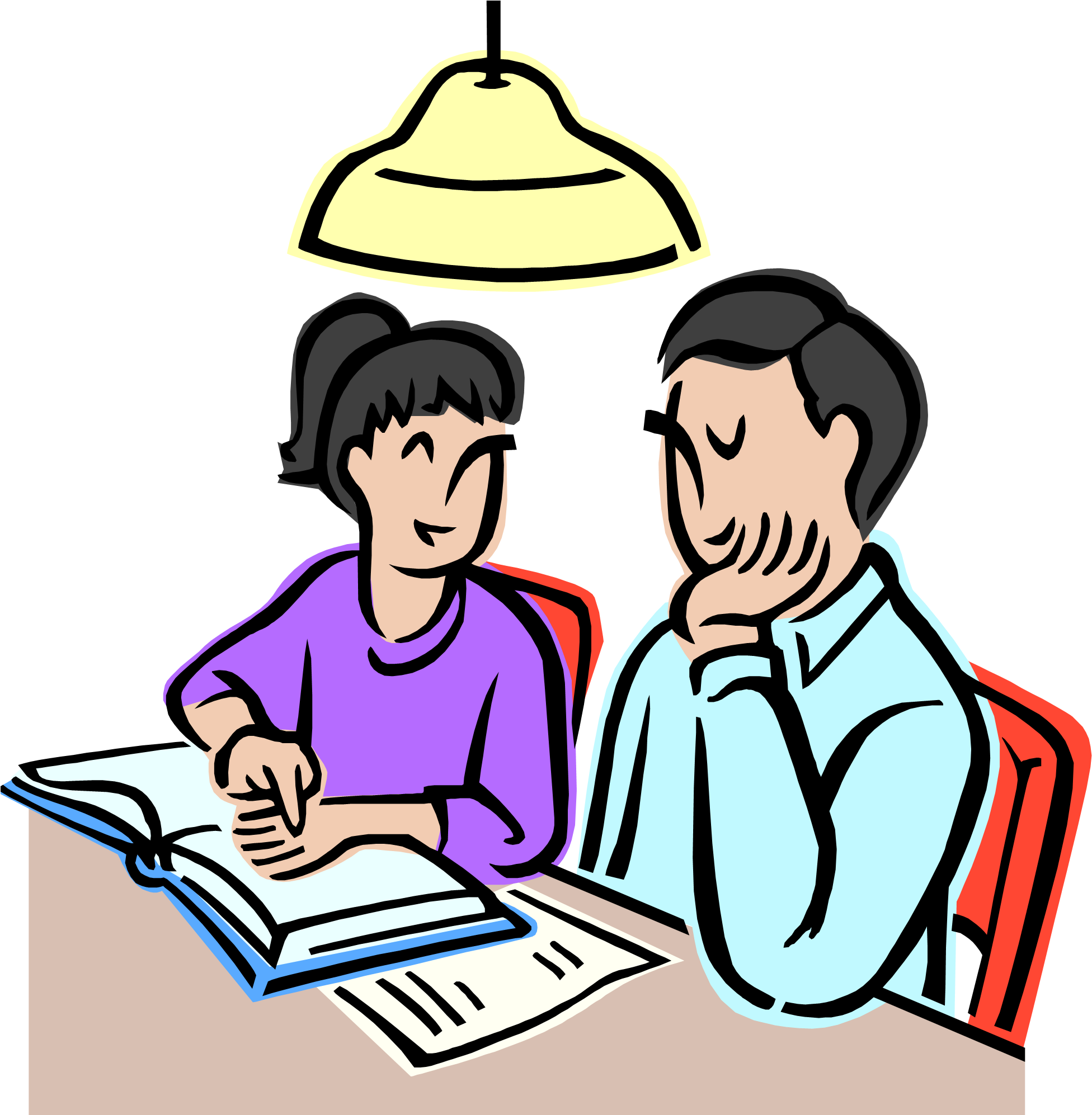 Download Homework Clipart Late Homework - Parents Helping With Homework ...
