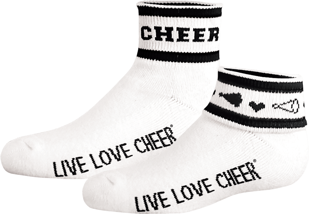 Download Transparent Cheerleader Megaphone Png - Sock - ClipartKey