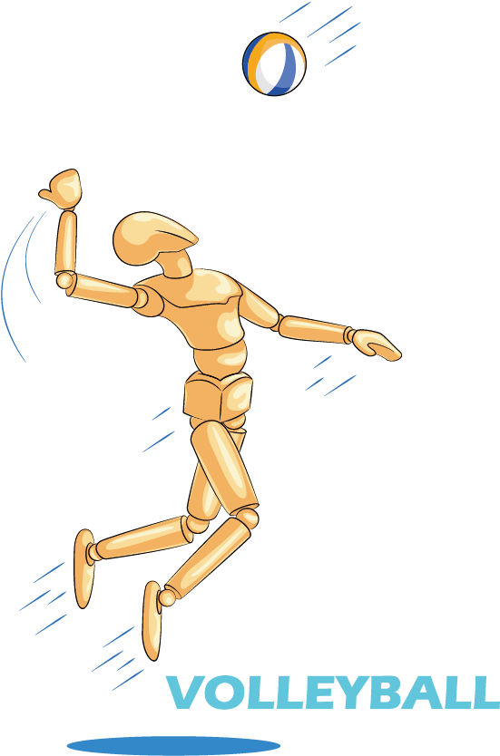 Download Volleyball Sport Clip Art - Volleyball - ClipartKey