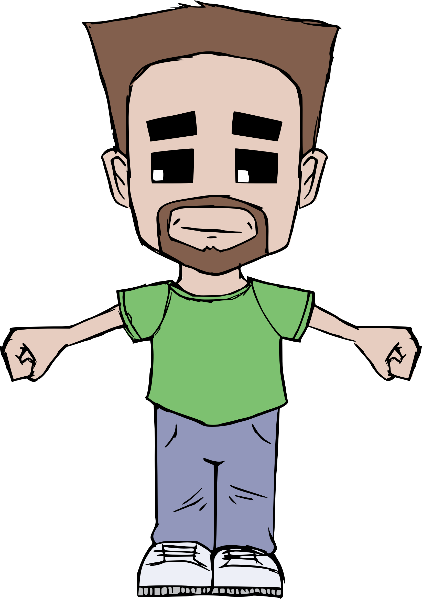 Download Happiness,standing,human Behavior - Cartoon - ClipartKey