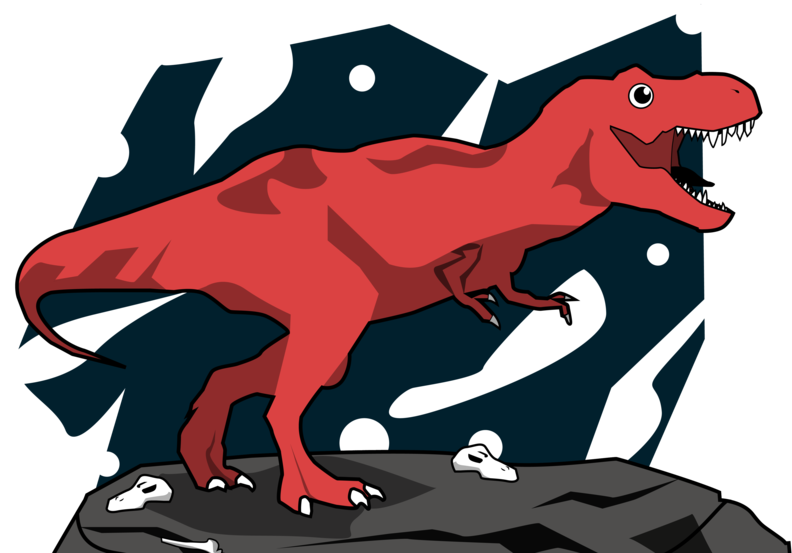 Download Tyrannsaurus Rex Cartoon Illustration Art Illustrator ...