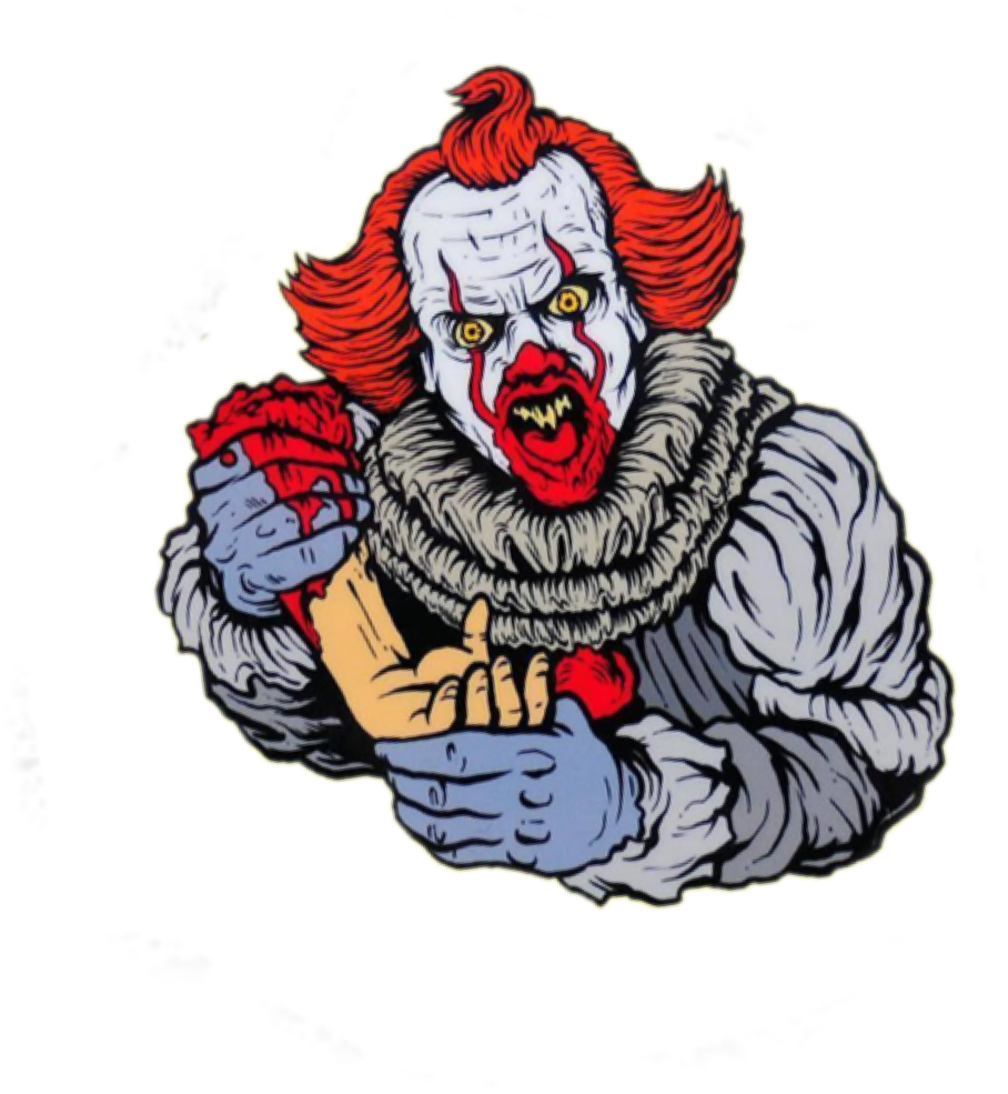 Download #stickergang #pennywise #clown #need #a #hand #blood - Penny ...
